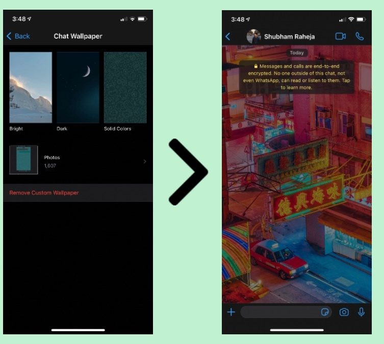 How To Set Custom Wallpaper For WhatsApp Chat Background - Blog | Adflee